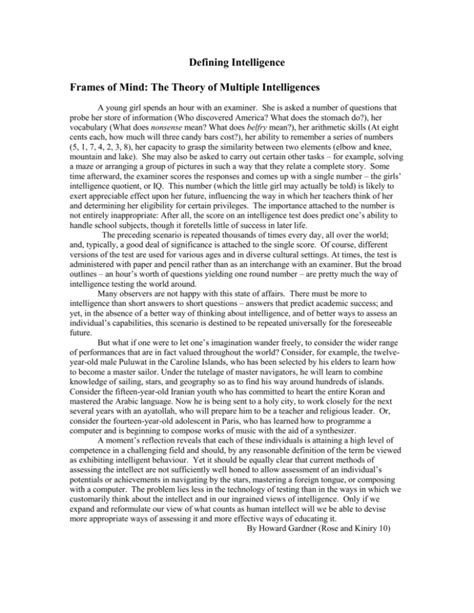 Defining Intelligence University Of The West Indies