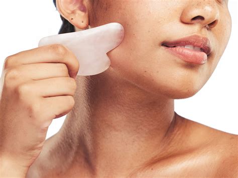 Gua Sha Massagestein Set Mit Bergkristall Rosenquarz And Aventurin Dreierpack Modern Natura