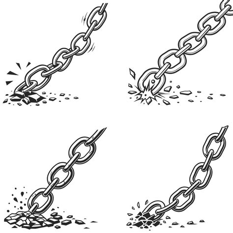 Breaking Free Chains Of Oppression And Strength 57022148 Vector Art At