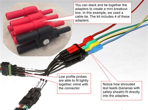 Utest Advanced Terminal Test Kit With Adapters Probes And Terminals For Automotive Connectors