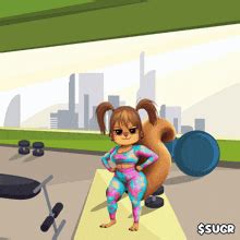 Cartoon Gym Workout S Tenor