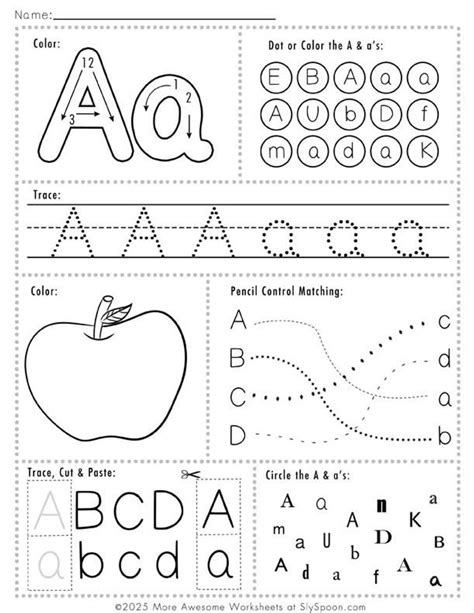 Ultimate Letter A Worksheet Trace Color Match And Learn Q And A