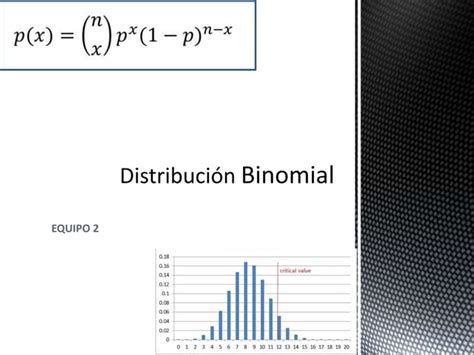 Distribución Binomial Teoría Y Ejemplo Pptx