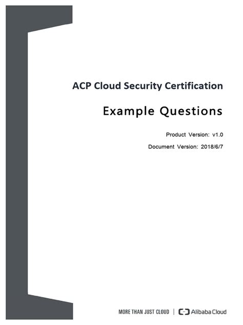 Acp Sample Qs Pdf Denial Of Service Attack Cloud Computing