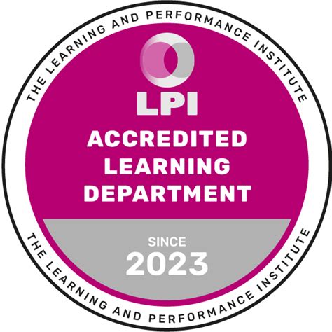 Accredited Learning Department 2023 Credly