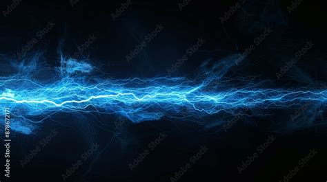 Blue Electric Energy Burst Background A Vibrant Blue Electric Energy