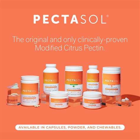 Pectasol Capsules The Original Modified Citrus Pectin Econugenics