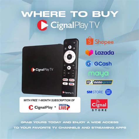 Cignal Play Wondering Where You Can Purchase Your Own