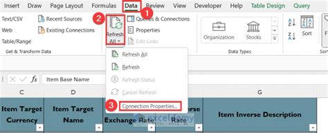 how to disable background refresh in excel 2 handy methods