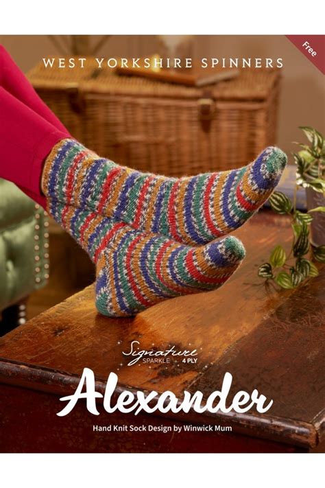 West Yorkshire Spinners Alexander Socks By Winwick Mum In Signature 4 Ply Downloadable Pdf