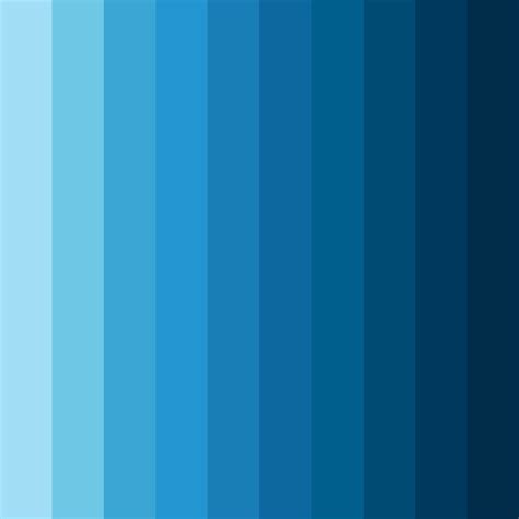 Blue Sky Shades Color Palette Colordrop