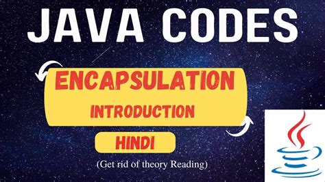 Encapsulation In Java Java Program Hindihinglish Youtube