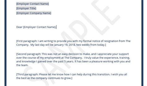 Resign Email Template Resignation Letter How To Write A Letter Of