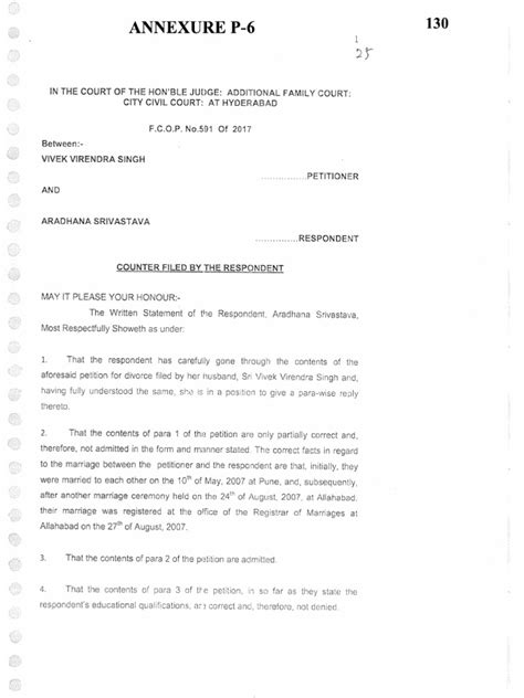 Counter Affidavit Pdf