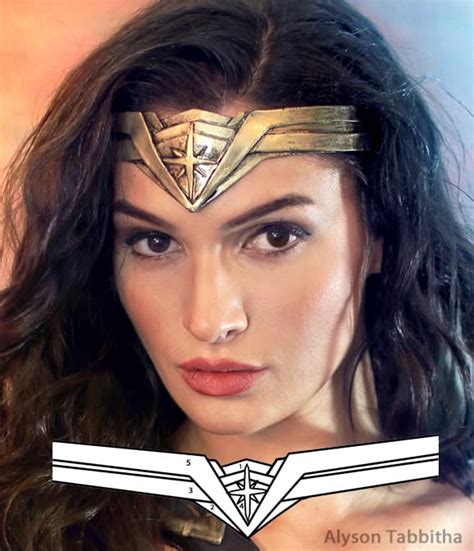 Wonder Woman Costume Accessories Template Set Wonder Woman Cosplay