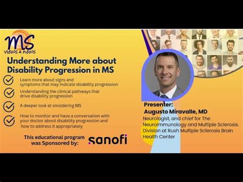 Understanding Disability Progression In Ms Presented By Augusto