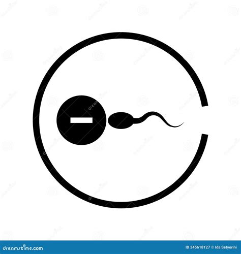 Infertility Icon Fertilization Problems Royalty Free Stock Image