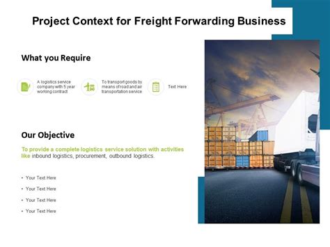 Freight Forwarding Business Proposal Powerpoint Presentation Slides Templates Powerpoint