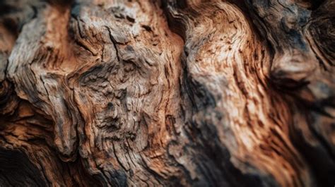 Premium Ai Image Close Up Of A Tree Bark Surface Texture Background