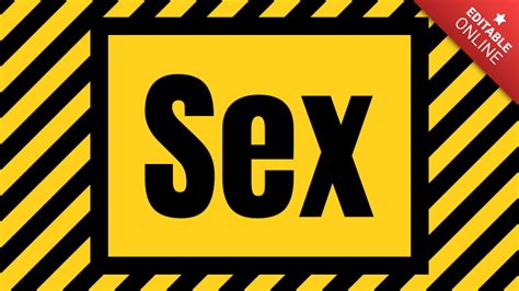 Sex Warning Text Effect Generator