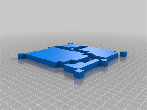 free 3d file super mario bros ground multicolor sprite 🚗・3d printing