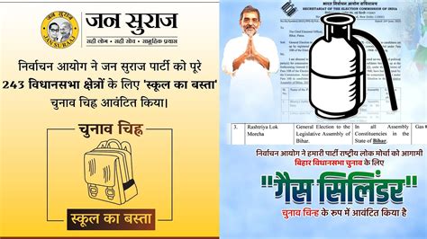 Bihar Election उपेन्द्र कुशवाहा और पीके की पार्टी को भी मिला चुनाव चिह्न बैग कौन लगाएंगे