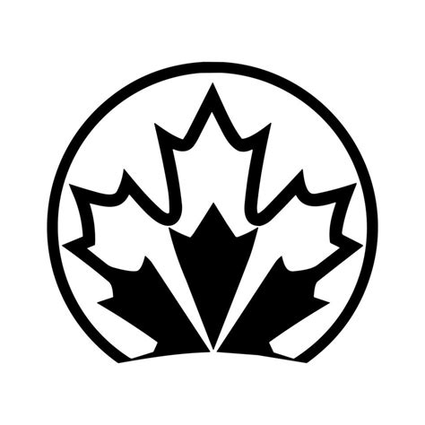 Maple Leaf Logo Vector Maple Leaf Silhouette 41460670 Vector Art At