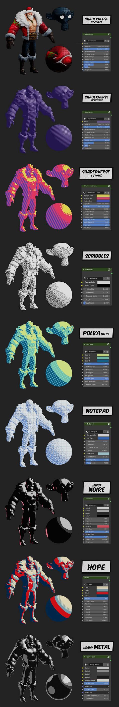 Stylized Shader Blender Assets 3d Pixel Art Shader Low Poly