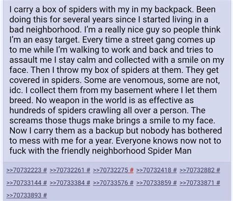 Dont Fuck With The Friends Neighborhood Spider Man R Iamverybadass