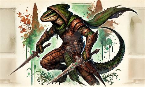 Sskarn Vrell The Verdant Fang Dnd Assassin Oc By Dissunder On Deviantart