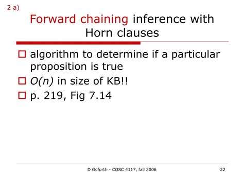 Ppt Reasoning Algorithms In Propositional Logic Powerpoint Presentation Id3213013