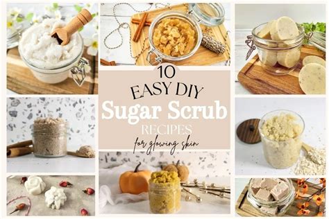 10 Homemade Sugar Scrub Recipes
