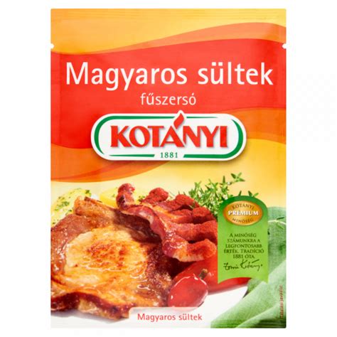 Kotányi Magyaros Sültek Fűszersó 40 G Kryddsalt För Ungerska Steka