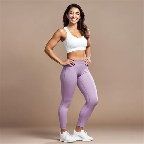 Premium Ai Image Attractive Sporty Girl