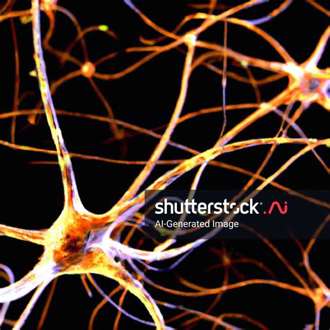 Detailed Neural Network Depicting Sensory Neuron Ai Generated Image