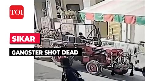 On Cam Gangster Raju Theth Shot Dead Outside His House In Rajasthans