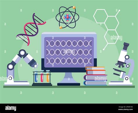 Genetic Testing Laboratory Stock Vector Image And Art Alamy