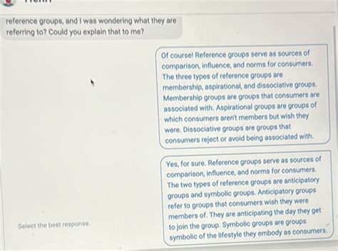 Reference Groups And I Was Wondering What They Are Referring To Could