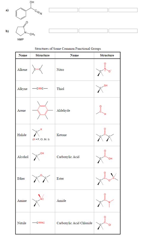 Solved Identify the functional groups in the following | Chegg.com