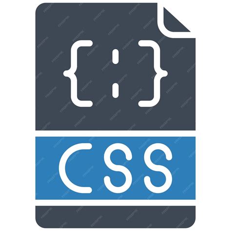 Estilo De Ilustración Vectorial Del Archivo Css Vector Premium
