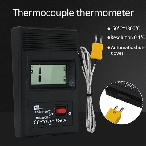 Jual Pengukur Suhu Digital 2in1 Termometer Sensor And Termocouple Probe Promo Shopee Indonesia