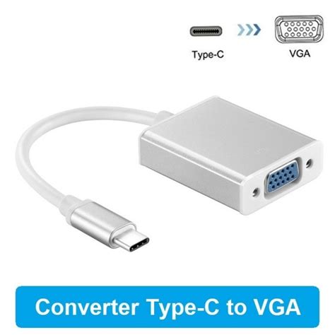 Jual Kabel Nyk Converter Type C To Vga Adapter Shopee Indonesia