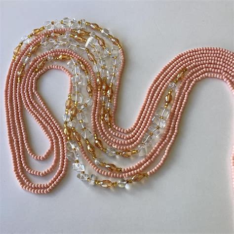 Courageous Tie On Waist Beads Etsy