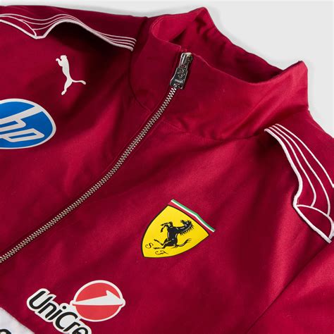 Puma 2025 Team Racing Jacket Scuderia Ferrari F1 Fuel For Fans