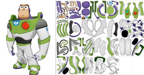Ossorio Recortables De Papel 🚀 Papercraft De Buzz Lightyear El