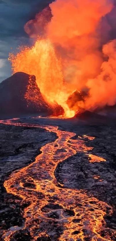 Volcanic Eruption Lava Flow Free Download