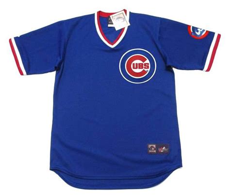 Chicago Cubs 1980s Majestic Throwback Away Jersey Customized With Any