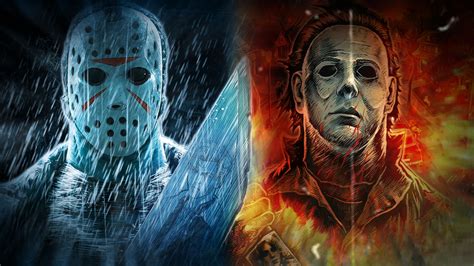 Jason Voorhees Vs Michael Myers Wallpaper By Spammboy On Deviantart
