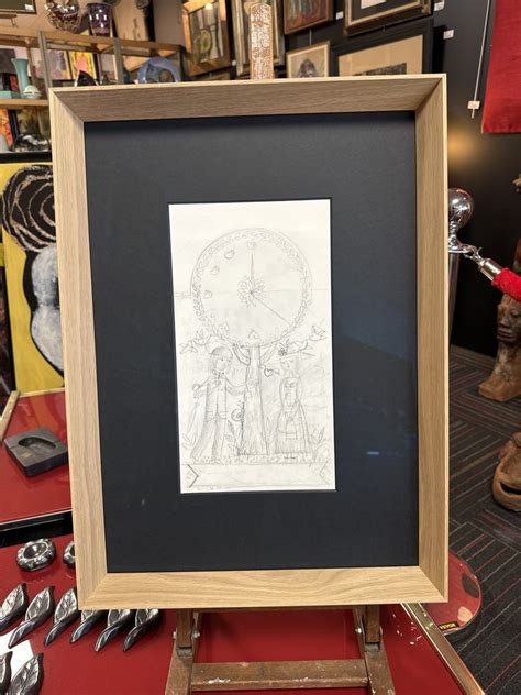 Raymond Peynet Peynets Lovers For Roger Capron 1984 Pencil Drawing For Sale At Pamono