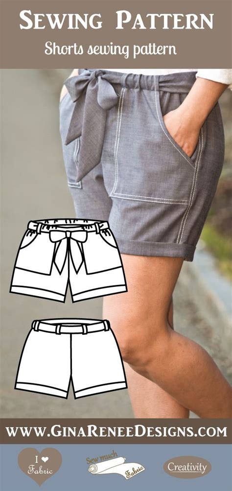 Shorts Pattern Penelope Shorts Sewing Pattern Shorts Pattern Women